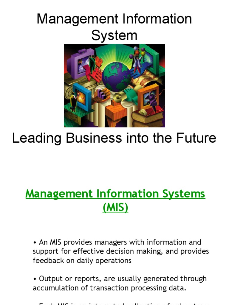 Introduction To MIS - Lecture - Management Information System - Prof ...