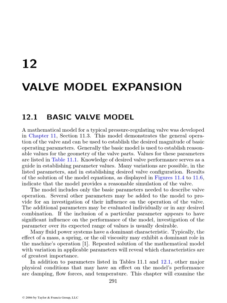 Valve Model Expansion | PDF | Pump | Valve