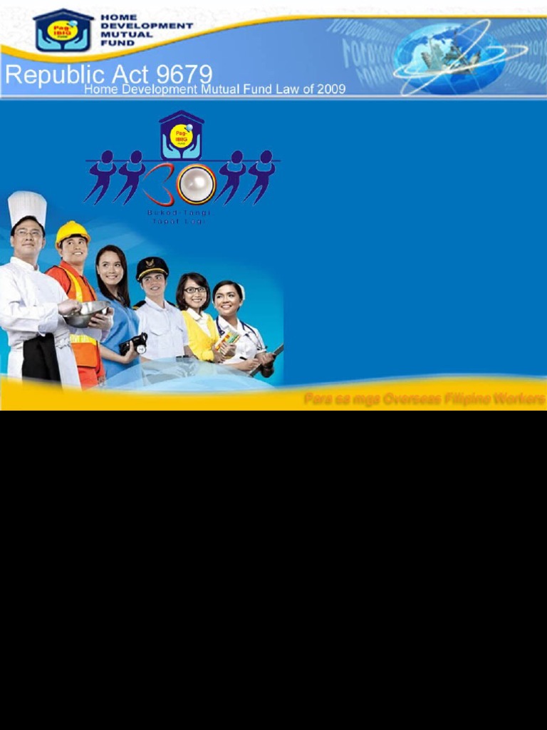 HDMF (Ra 9679) | PDF | Loans | Government