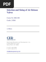 Manual AWWA M51 Air Valves PDF | PDF | Pressure | Pump