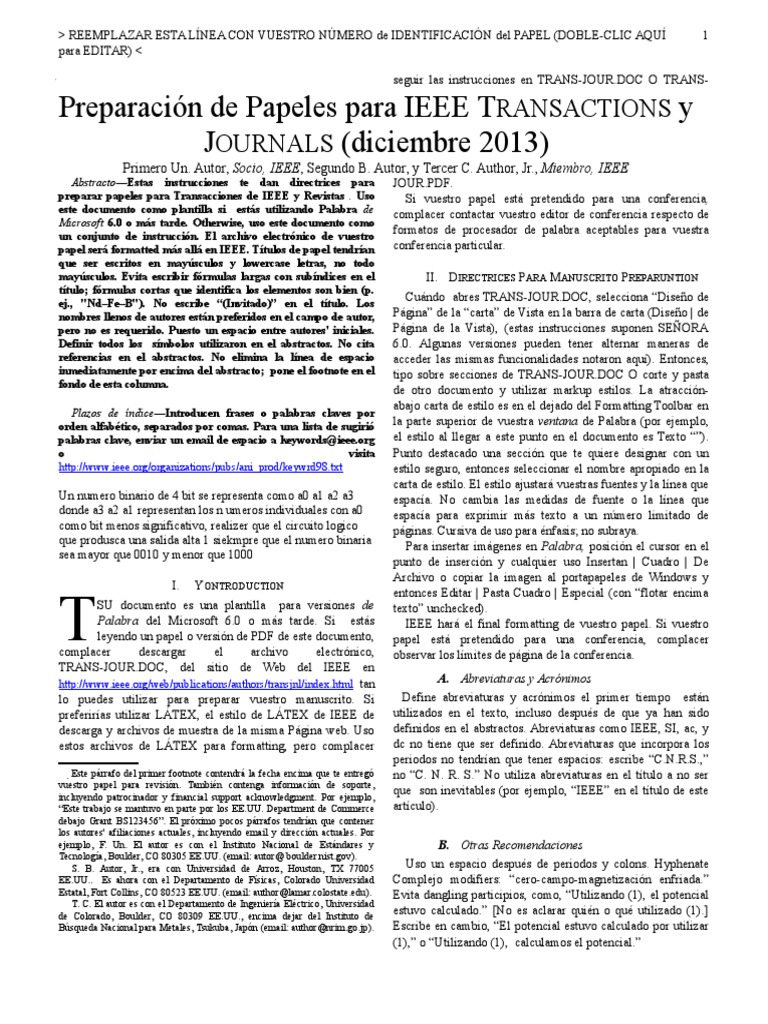 Normas Ieee | Descargar gratis PDF | Color | Formato de Documento Portable