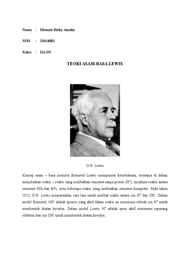 Makalah Asam Basa Lewis | PDF | Seni