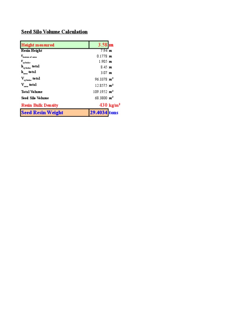 Volume Calculations With Reactor | PDF | Science & Mathematics