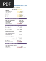 Line Sizing Calculation 1 | PDF | Liquids | Materials Science