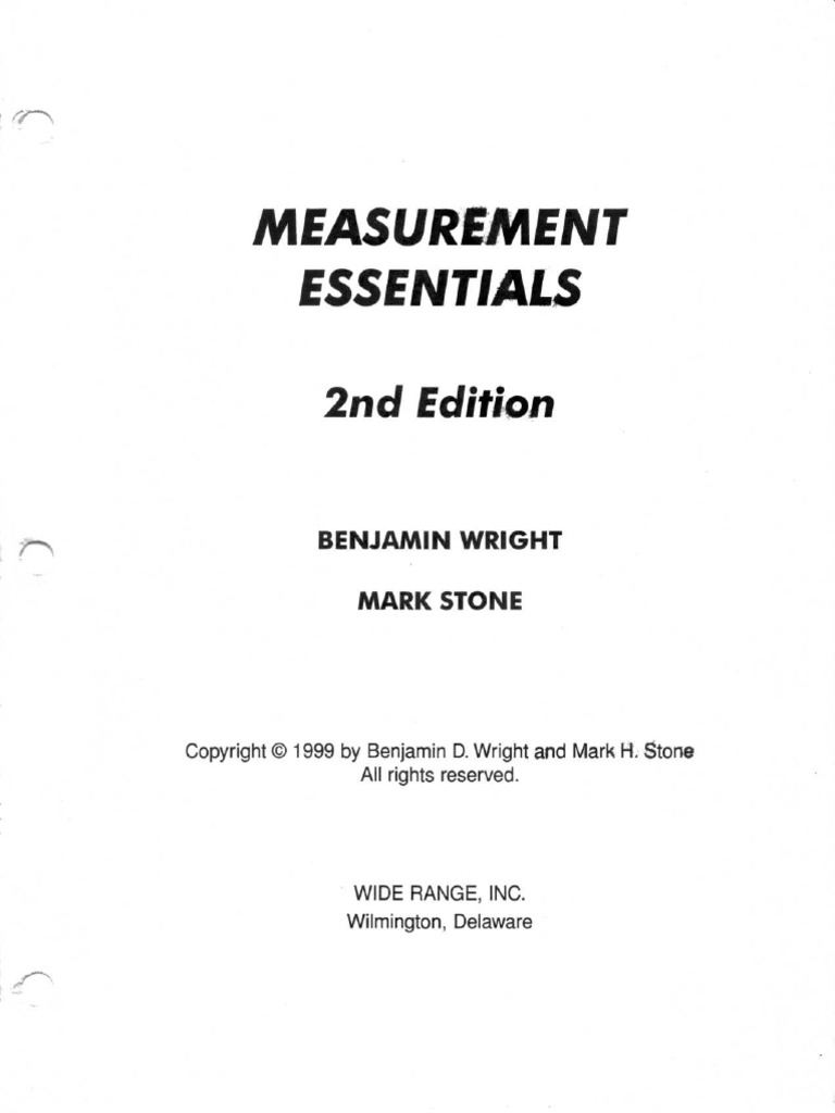 Measurement Essentials 2nd Ed | PDF | Accuracy And Precision | Level Of ...