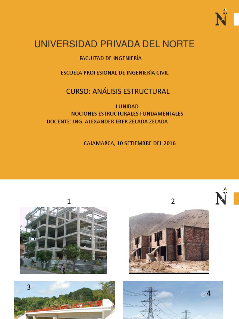 Unidad I Nociones Estructurales | PDF | Análisis estructural | Sistema ...