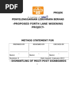 Method Statement For Demolition of Building Structures 1 | PDF | Demolition