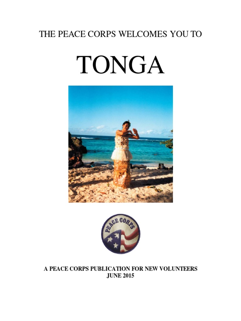 Peace Corps Tonga Welcome Book 2015 | PDF | Tonga | Peace Corps