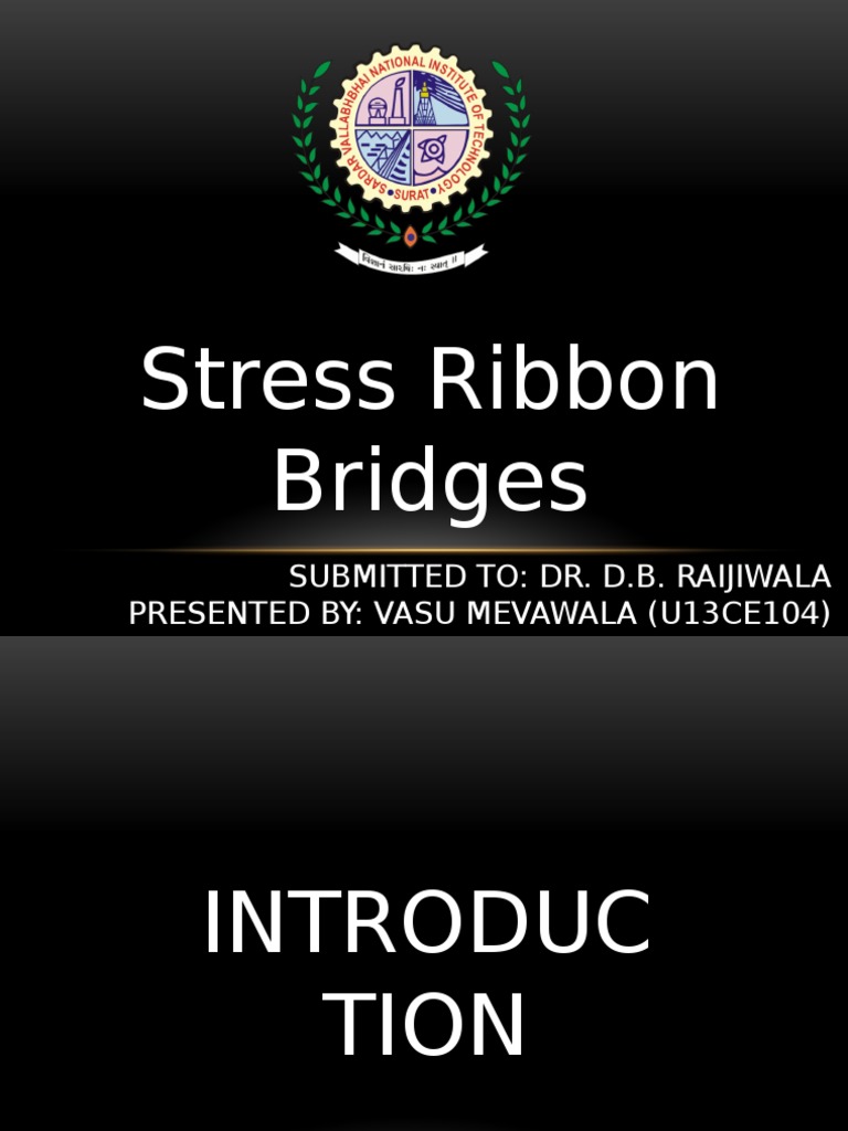 Stress Ribbon Bridges Overview | PDF