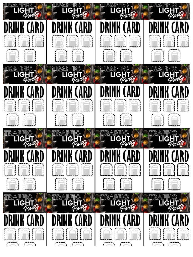 Drink Card Drink Card Drink Card Drink Card | PDF | Cooking, Food & Wine