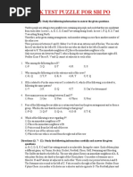 TOP 50 Linear Seating Arrangement Questions | PDF | Social Science