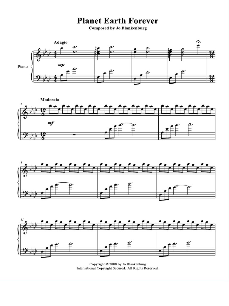 Jo Blankenburg - Planet Earth Forever | PDF