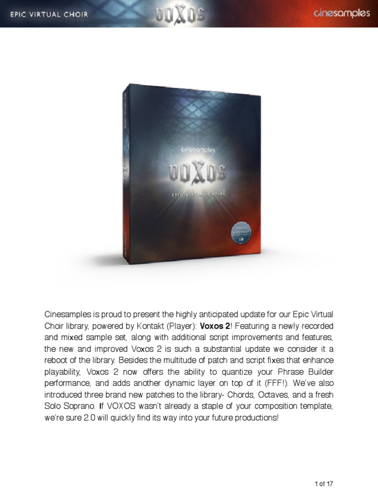 Voxos 2 User Manual Completo de Usuario | PDF | Synthesizer | Computer ...