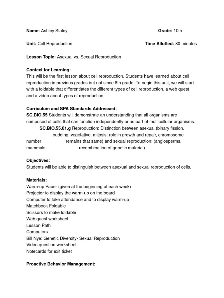 Observation 2 | PDF | Sexual Reproduction | Ploidy