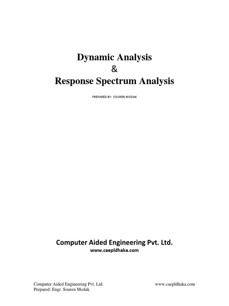Dynamic Analysis | PDF | Spectral Density | Engineering