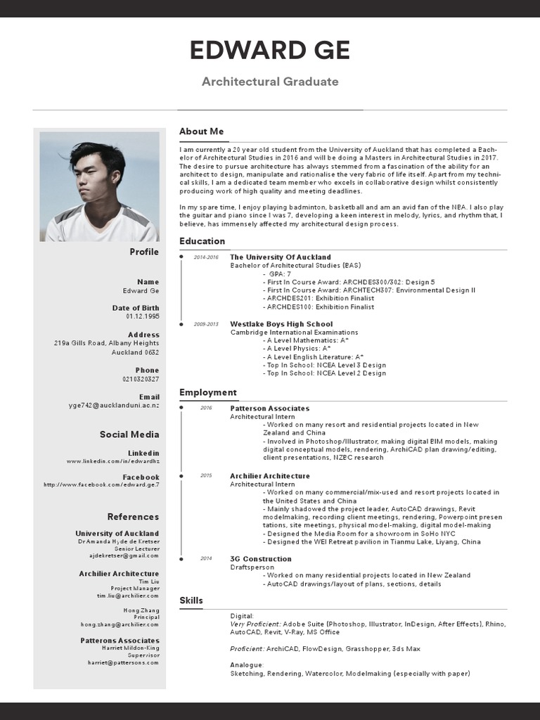 Edward Ge CV | PDF | Computing And Information Technology