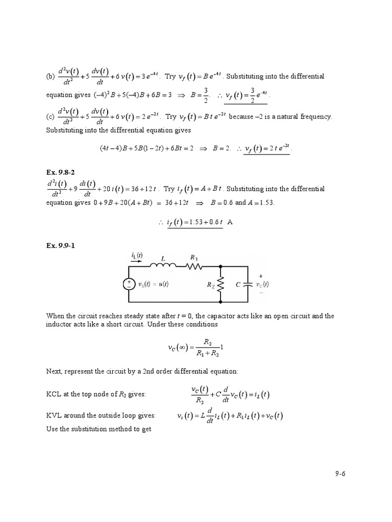 Second Order Example | PDF