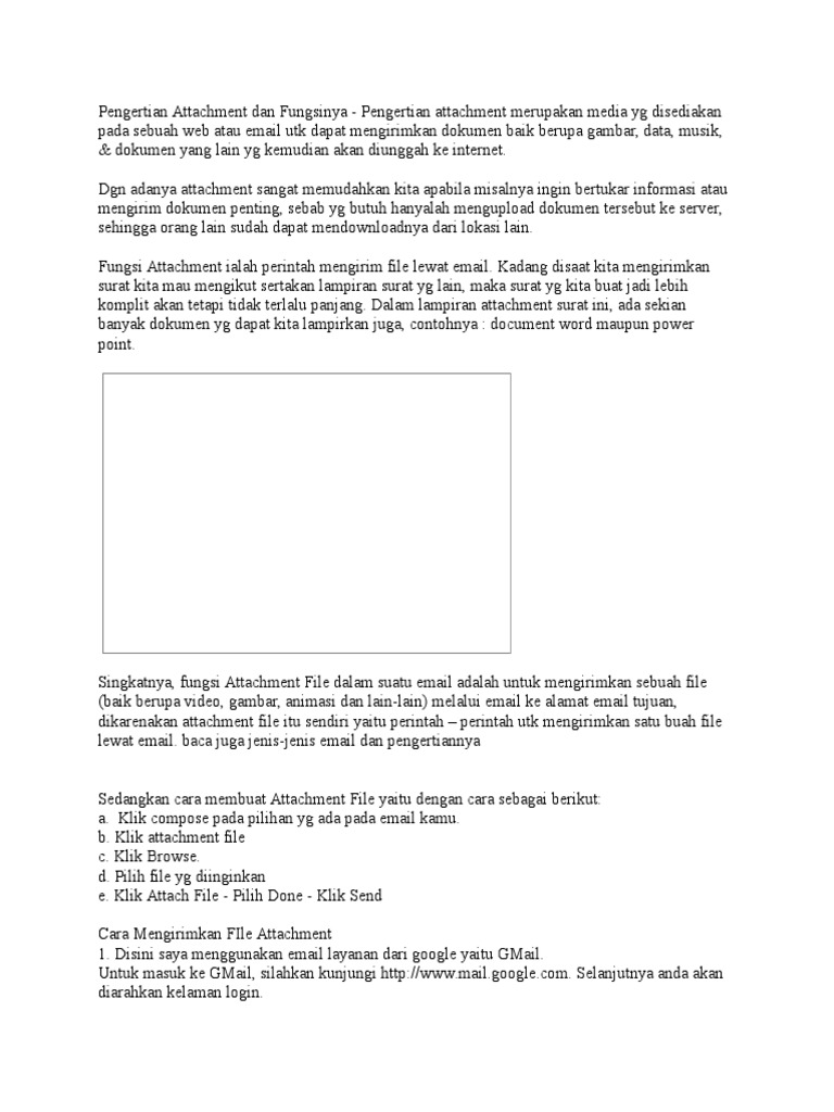 Pengertian Attachment Dan Fungsinya | PDF