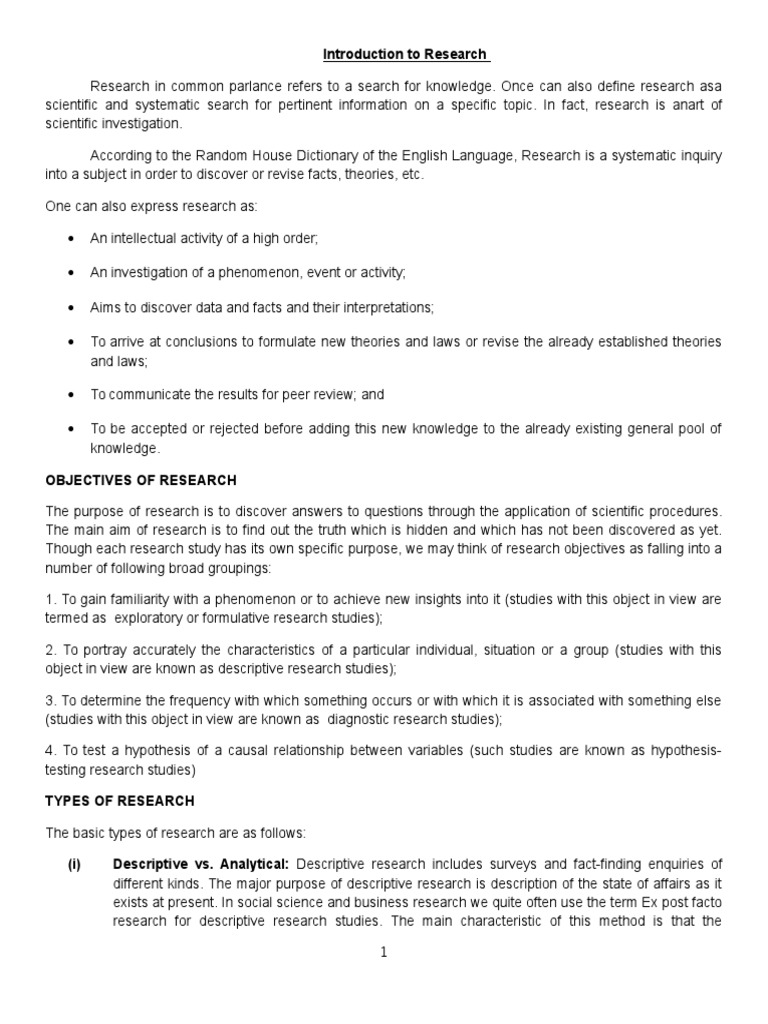 Introduction To Marketing Research - Assignment | PDF