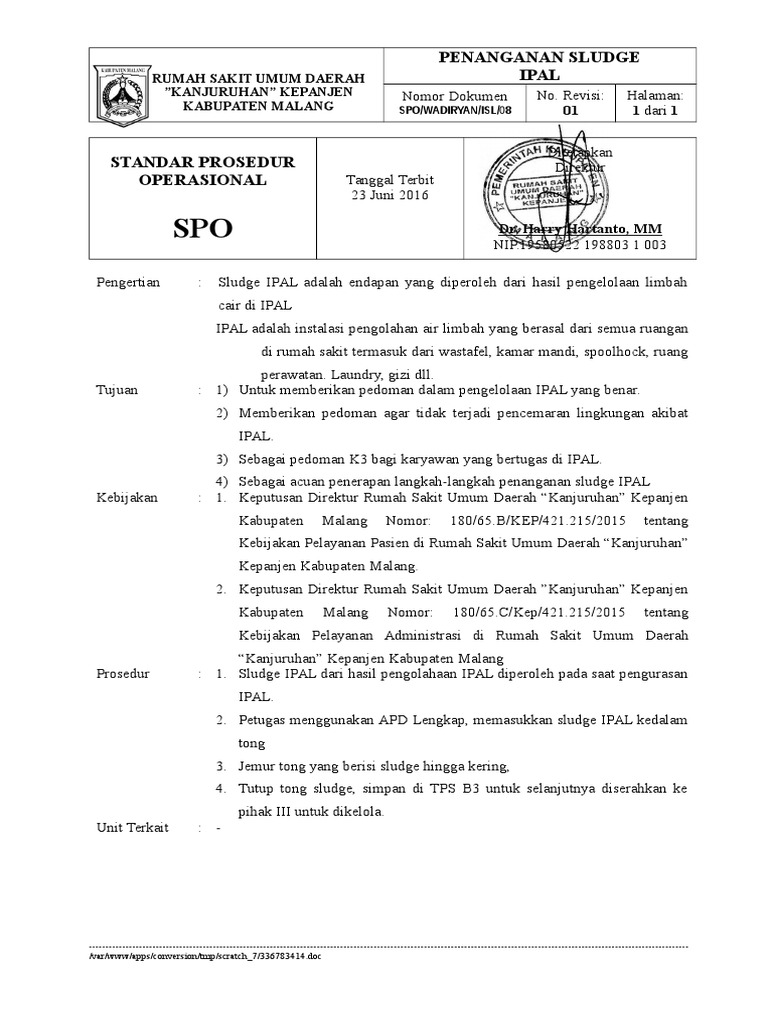 Penanganan Sludge Ipal | PDF