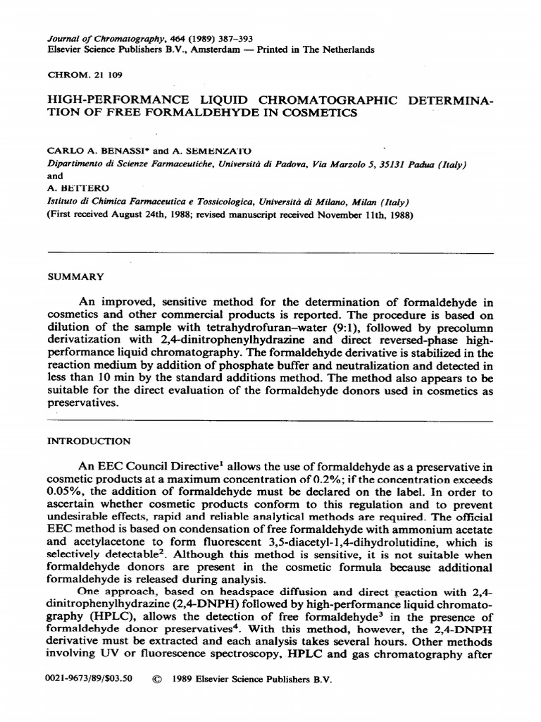 Journal of Chromatography, 464 (1989) 387-393: W or Fluorescence ...