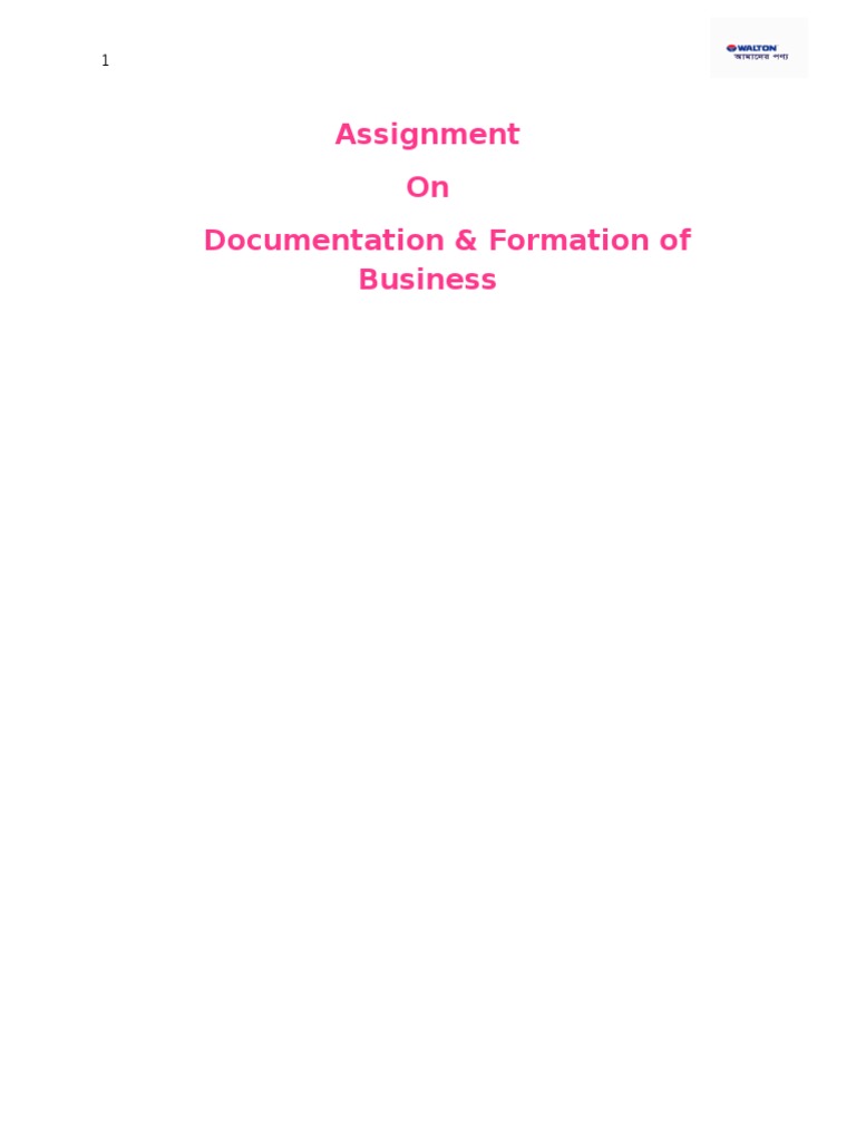 Documentation and Registration Requirements for Starting a Business in ...