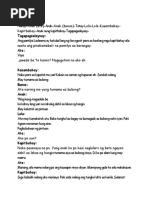 Maikling Dula Tungkol Sa Pamilya | PDF