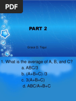 Grade 6 Quiz Bee Math Questions | PDF