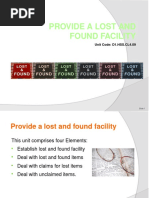 Lost and Found Policy Overview | PDF