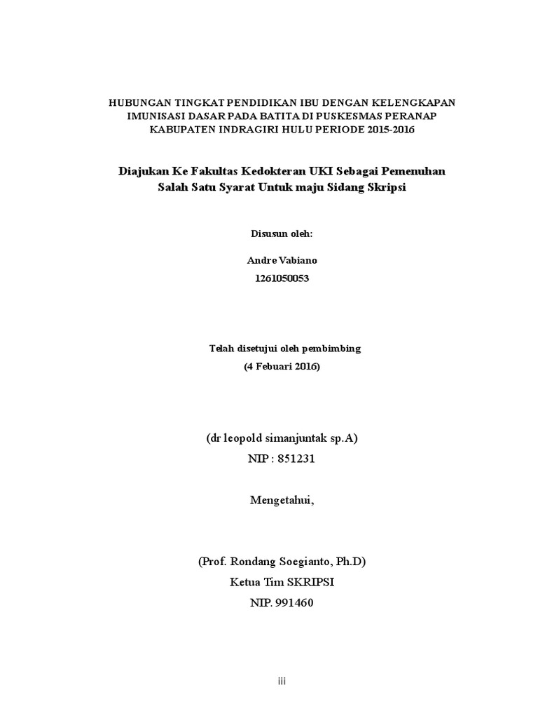 Lampiran Skripsi | PDF