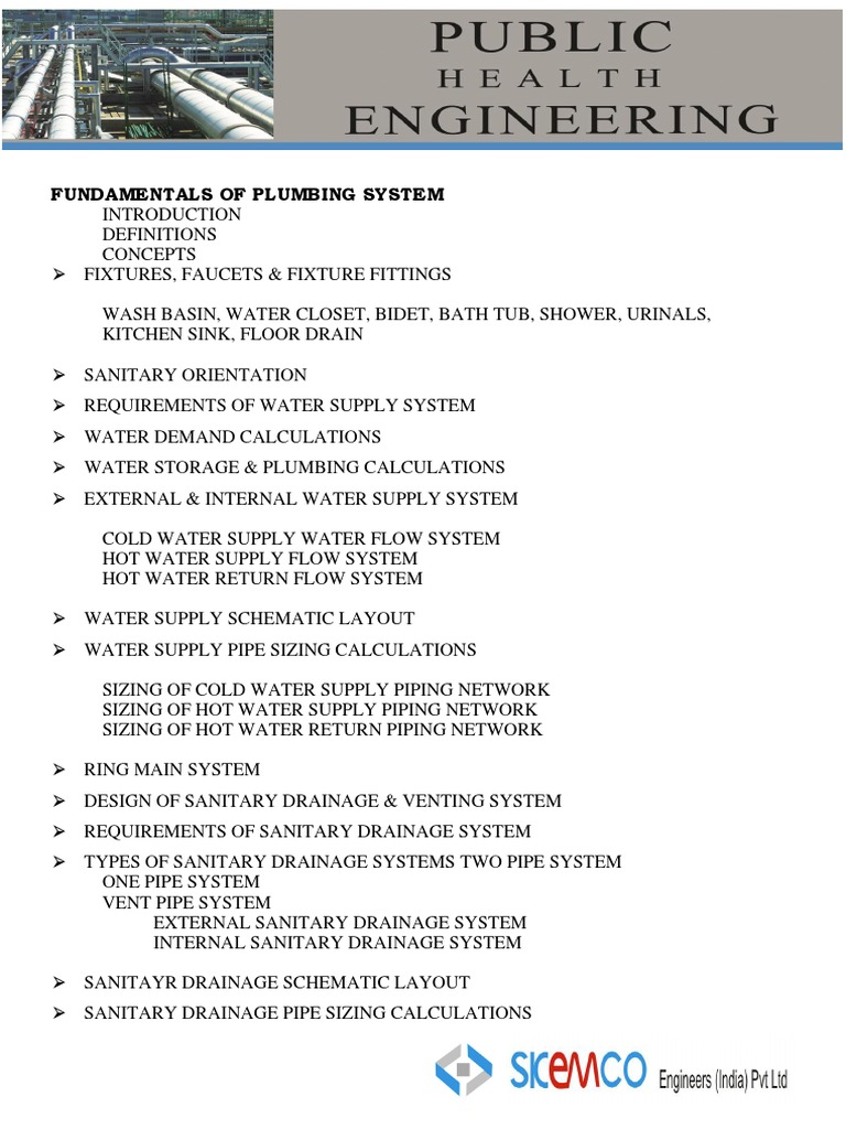 Syllabus Plumbing | PDF