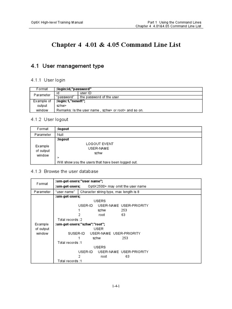 Command Line List Changes | PDF | Parameter (Computer Programming ...