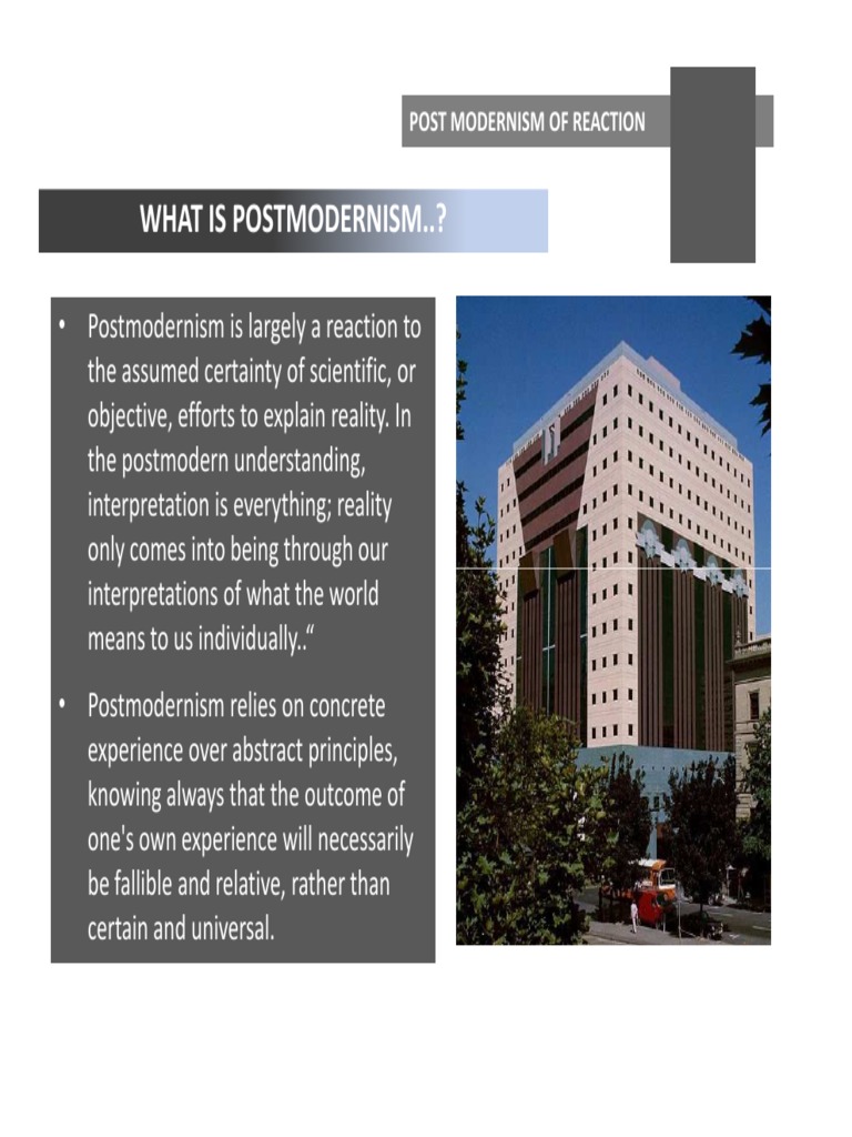 A Comprehensive Analysis of Postmodern Architecture Through the Works ...
