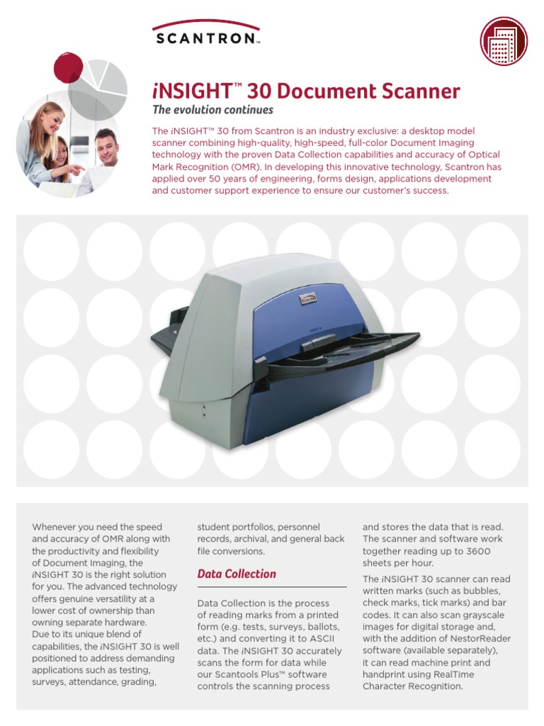 Scantron INSIGHT 30 Datasheet From AXIS IT Bangladesh | PDF | Image ...