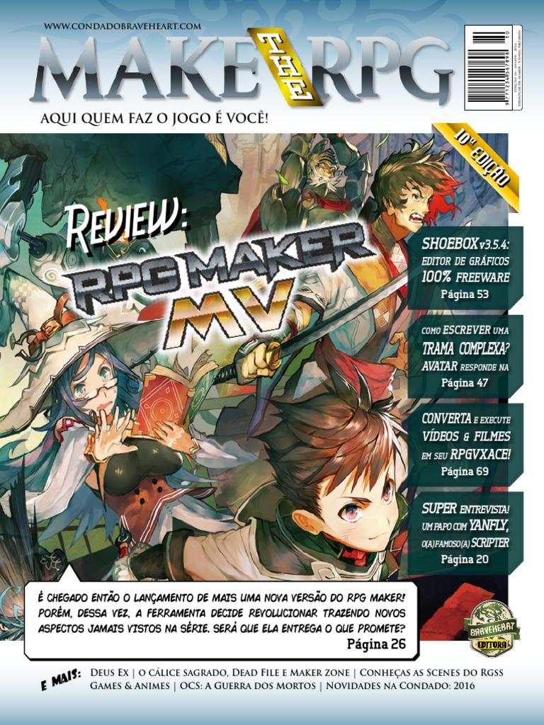 MRPG ED10 v2 | PDF | Linguagem de script | Jogos de RPG