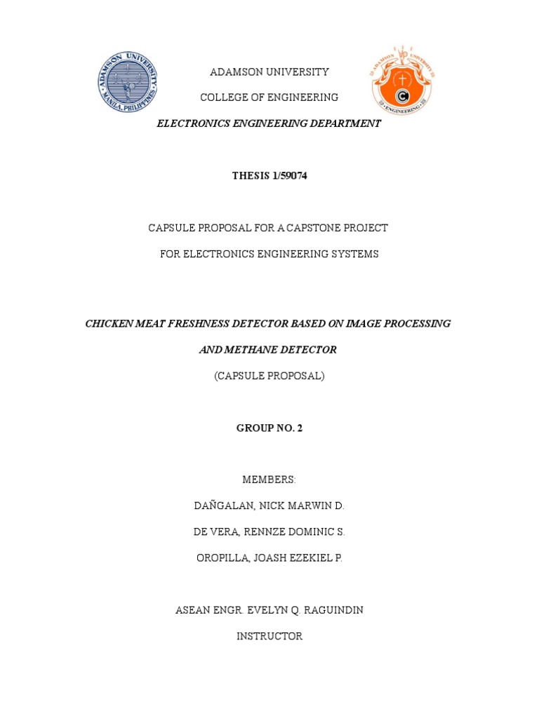 Electronics Engineering Department: THESIS 1/59074 | PDF