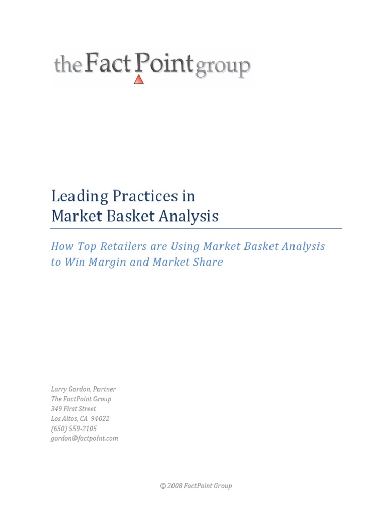 Market Basket Analysis Insights | PDF | Retail | Analytics