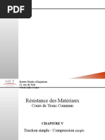Résumé Et TD RDM Traction | PDF | Résistance des matériaux | Treillis ...