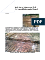 Cara Baca Gambar Rancang Besi Tulangan | PDF