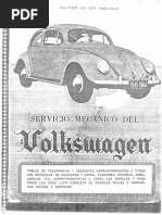 Manual Volkswagen Vocho Sedan 70 80 90 S y 2003 | PDF | Carburador | Transmisión manual
