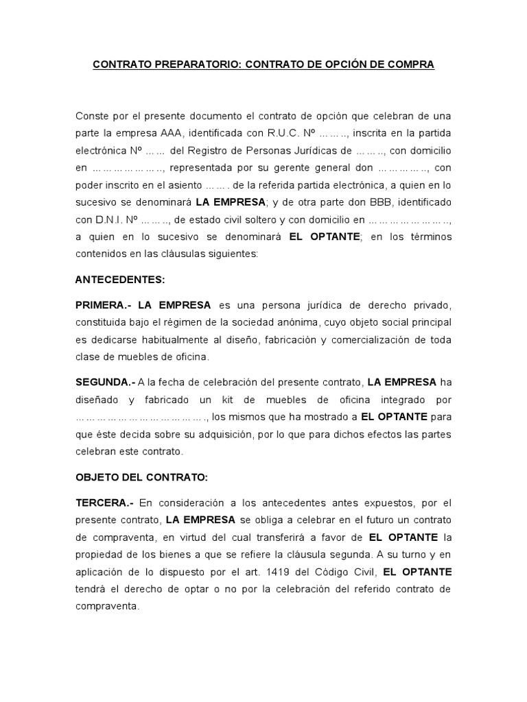 Contrato Preparatorio | PDF | Virtud | Instituciones sociales