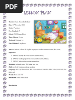 Lesson Plan: At the Toyshop | PDF | Lesson Plan | Education Theory