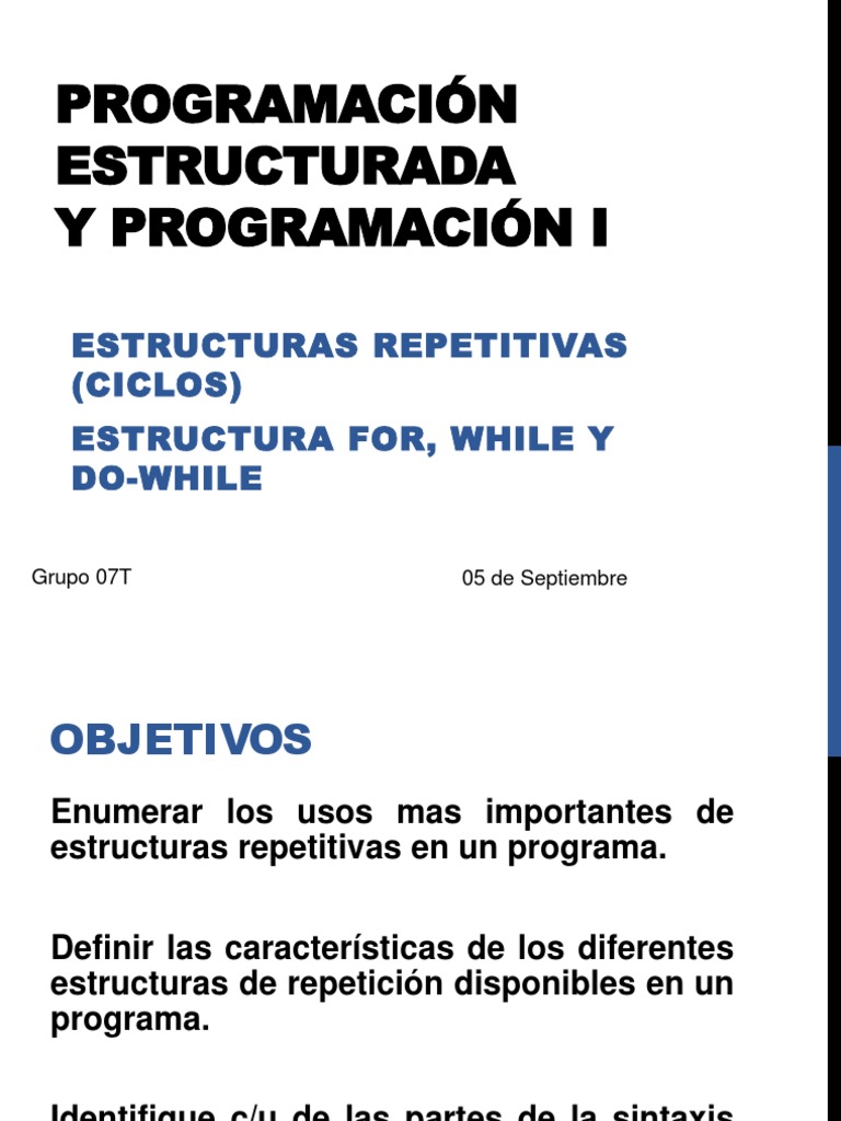 Programación Estructurada C# | PDF | Flujo de control | Programa de ...