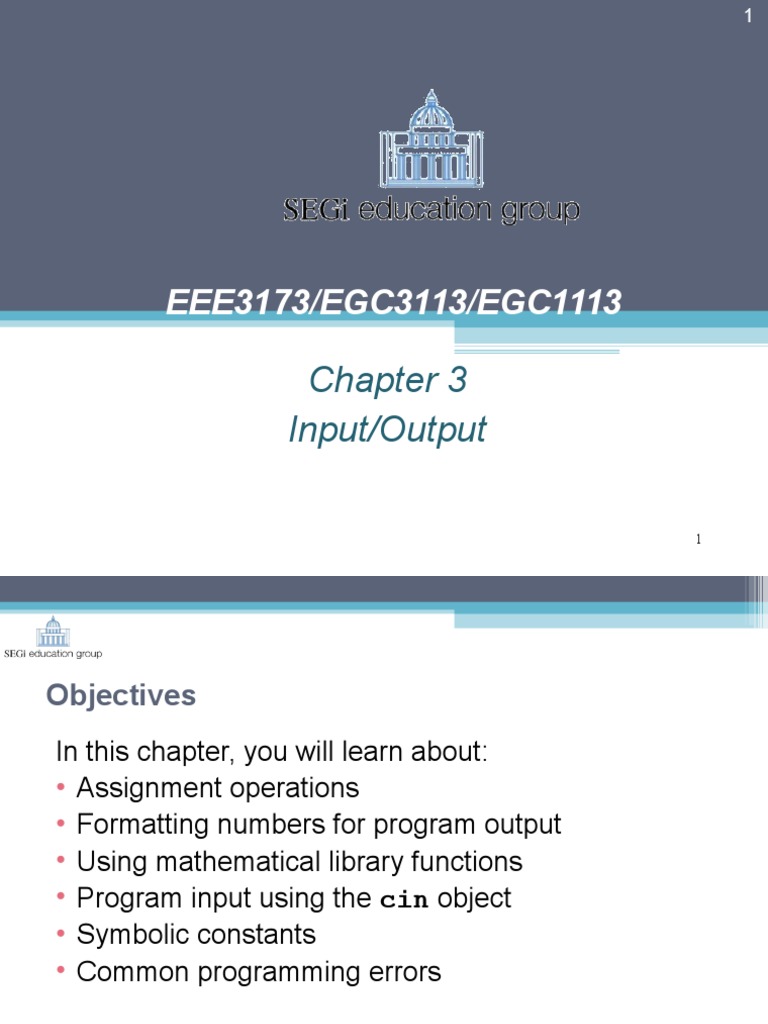 Input/Output and Assignment Operations | PDF | Parameter (Computer Programming) | Subroutine