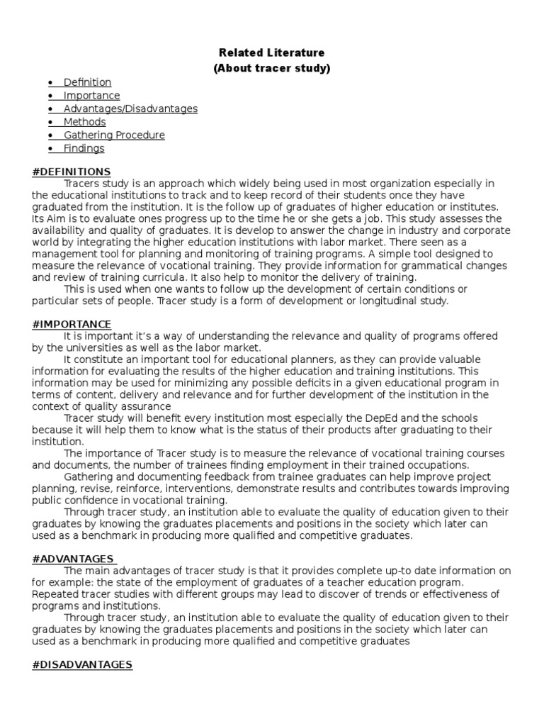 A Comprehensive Guide to Conducting Tracer Studies: Defining Tracer ...