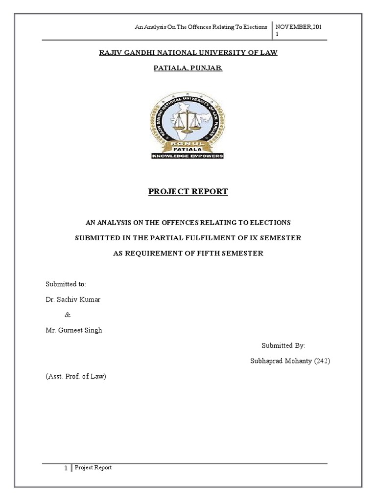 Ipc Project | PDF | Elections | Constitution