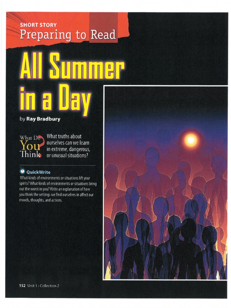 All Summer in A Day | PDF