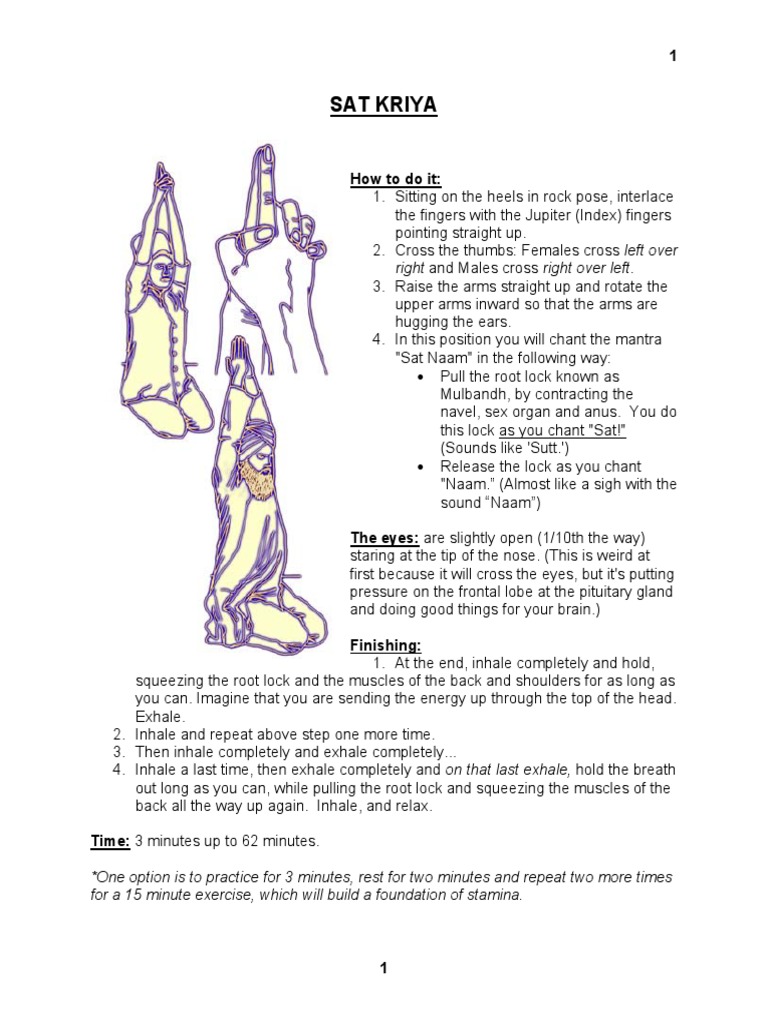 Sat Kriya Kundalini Yoga | Kundalini Yoga | Kundalini