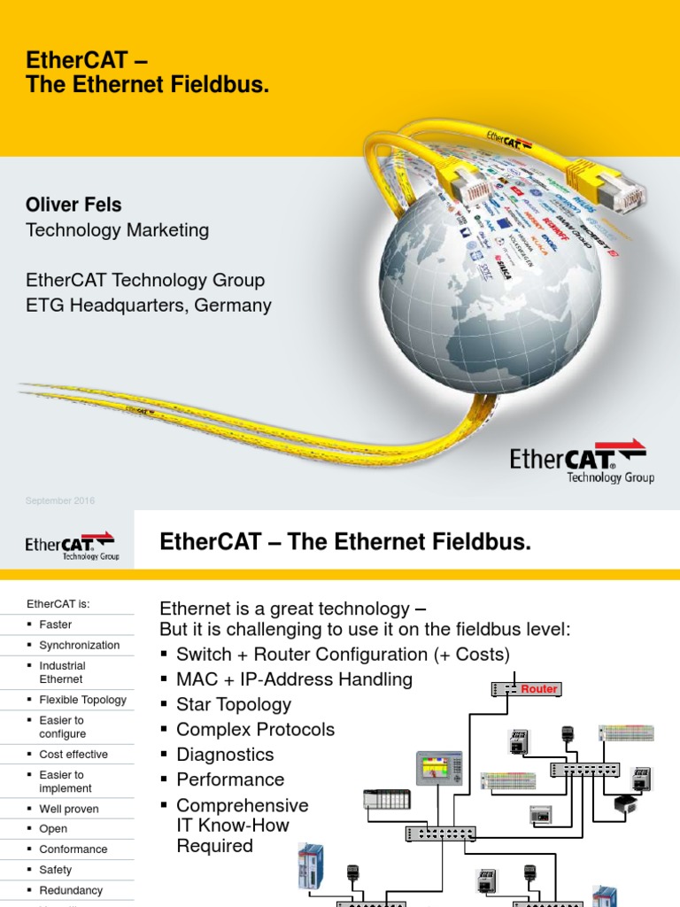 02 EtherCAT Introduction 1609 | PDF | Network Topology | Ethernet