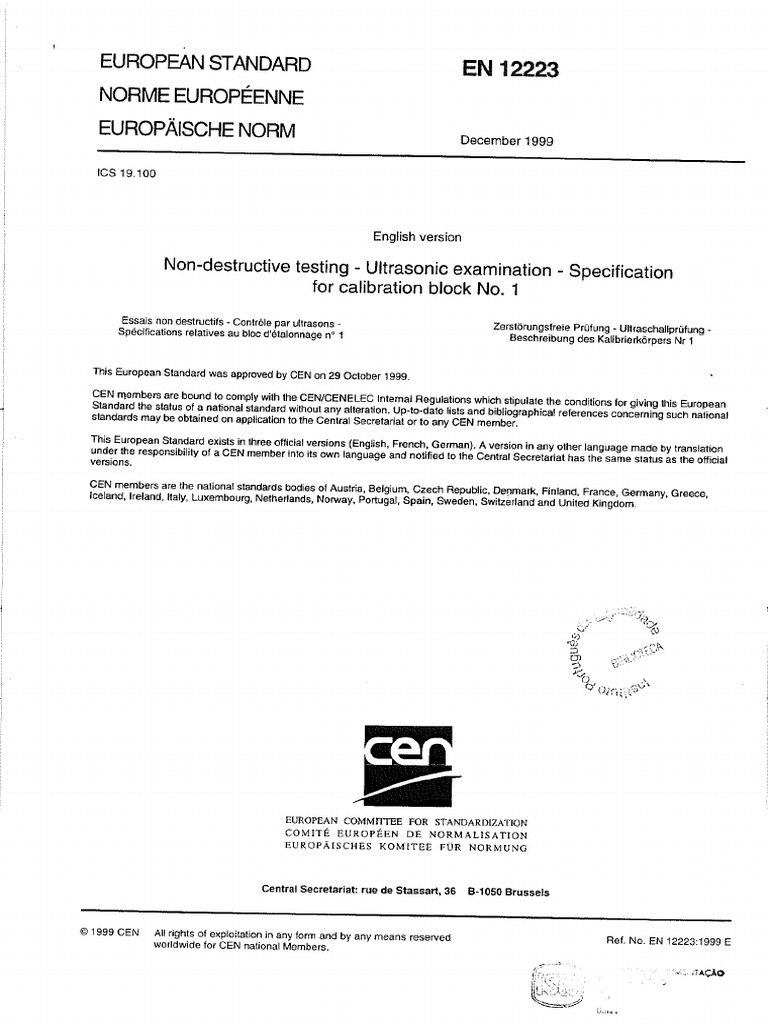 En 12223 | PDF